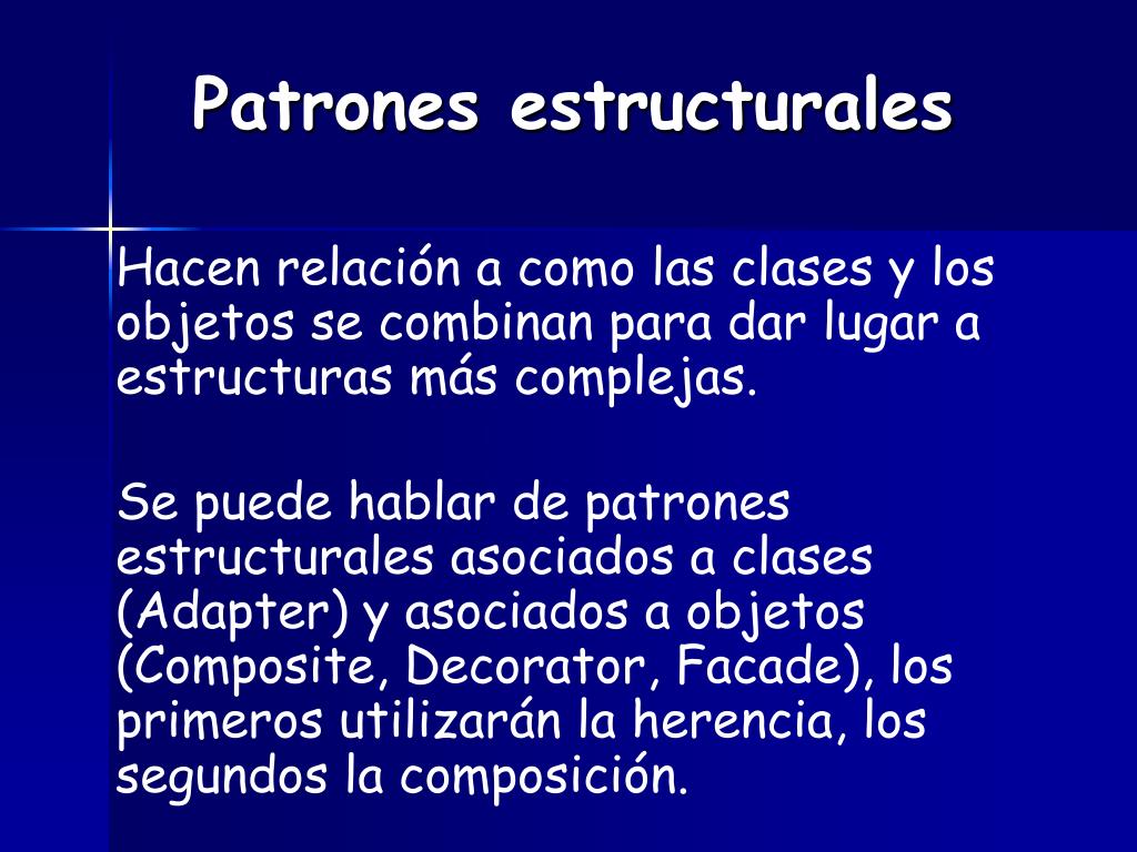 PPT - Patrones de Diseño GEYFFER ALEXANDER ACOSTA CRISTHIAN DOUGLAS ...