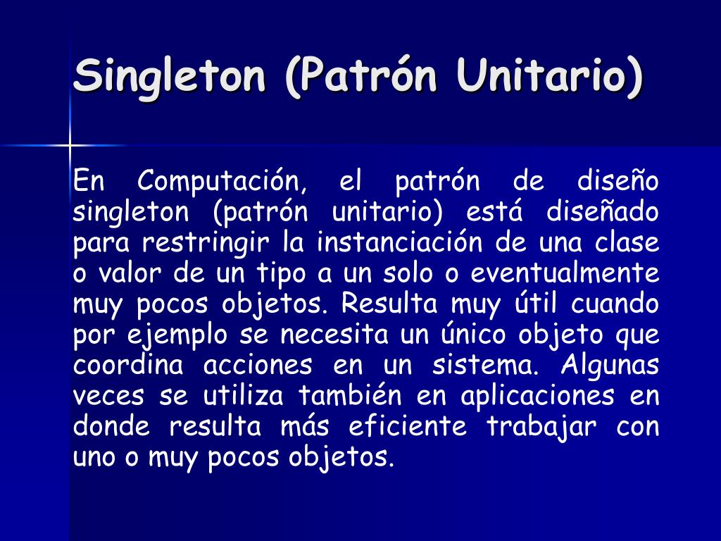 PPT - Patrones de Diseño GEYFFER ALEXANDER ACOSTA CRISTHIAN DOUGLAS ...