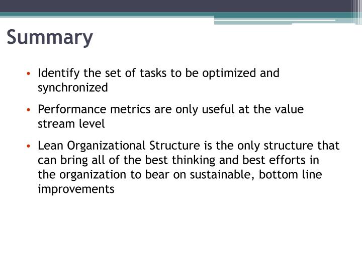 PPT - Lean Organizational Structure PowerPoint Presentation - ID:3052798