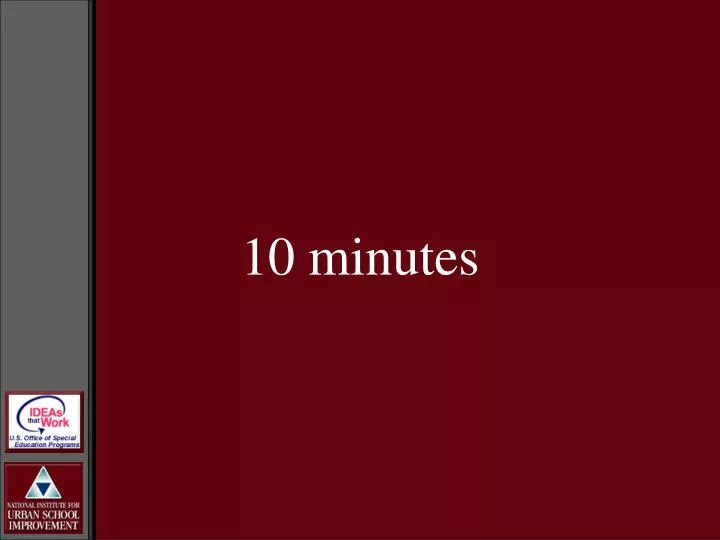 PPT - 10 minutes PowerPoint Presentation, free download - ID:3052841