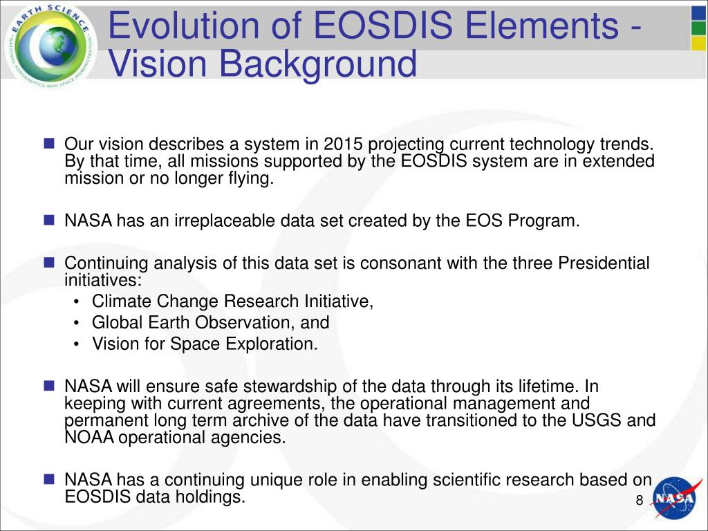 PPT - Update on NASA Earth Science Briefing to Unidata Policy Committee ...
