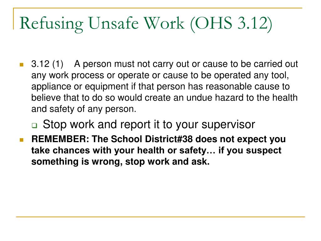 PPT - Health and Safety At Richmond School District PowerPoint ...