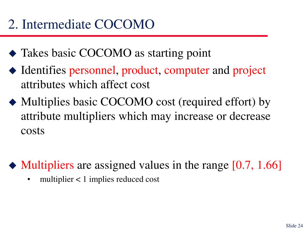 PPT - Lezione 17. Pianificazione e stima dei costi PowerPoint ...