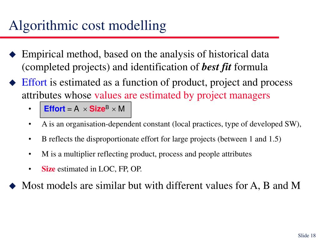 PPT - Lezione 17. Pianificazione e stima dei costi PowerPoint ...