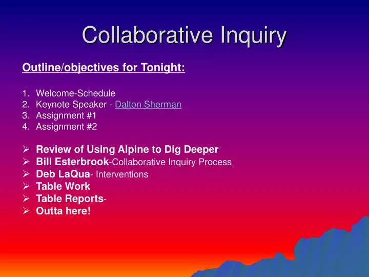 PPT - Collaborative Inquiry PowerPoint Presentation, free download - ID ...