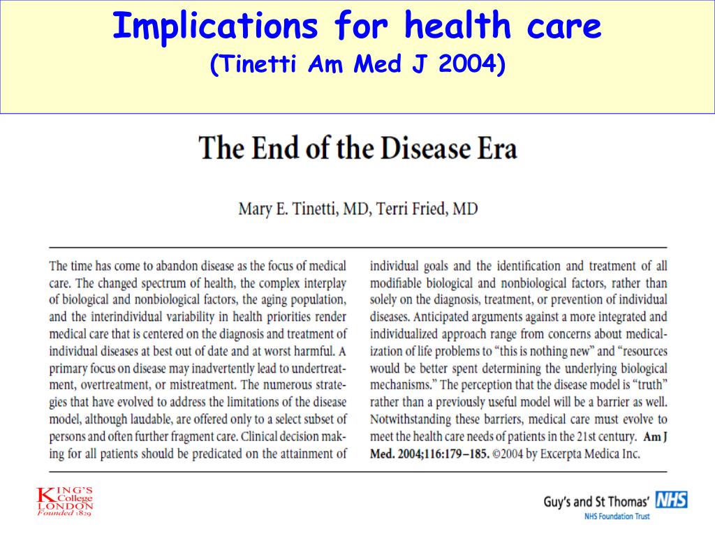 PPT - Service Models Finbarr Martin, Geriatrician Guys & St Thomas ...