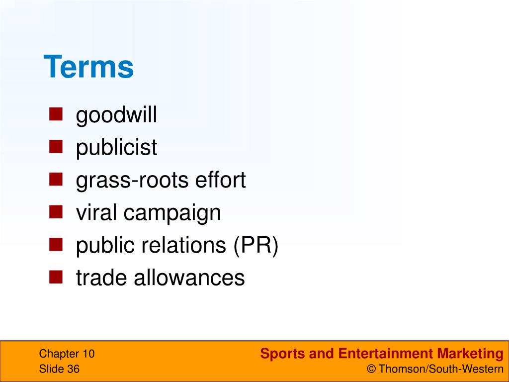 PPT - Sports and Entertainment Promotion PowerPoint Presentation, free ...