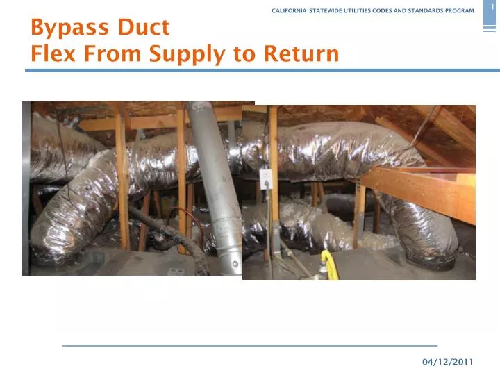 PPT - Bypass Duct Flex From Supply to Return PowerPoint Presentation ...