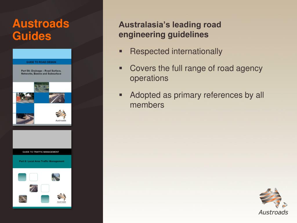 PPT - Austroads Australian and New Zealand National Committee for the ...