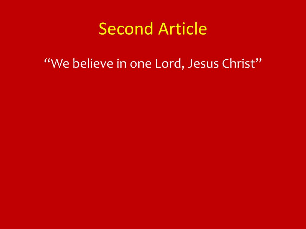 PPT - Nicene Creed: Forged in Controversy and Founded on God’s Word ...