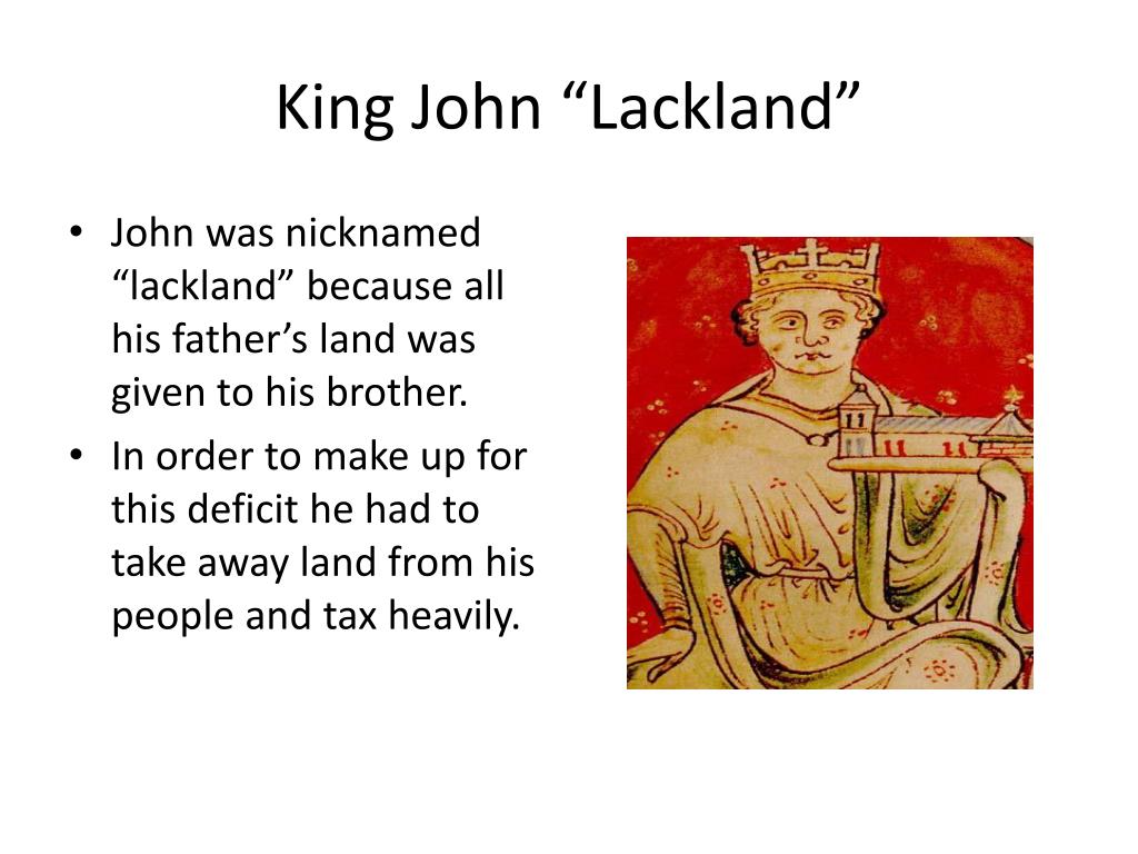 PPT - King John of England & The Signing of the Magna Carta PowerPoint ...