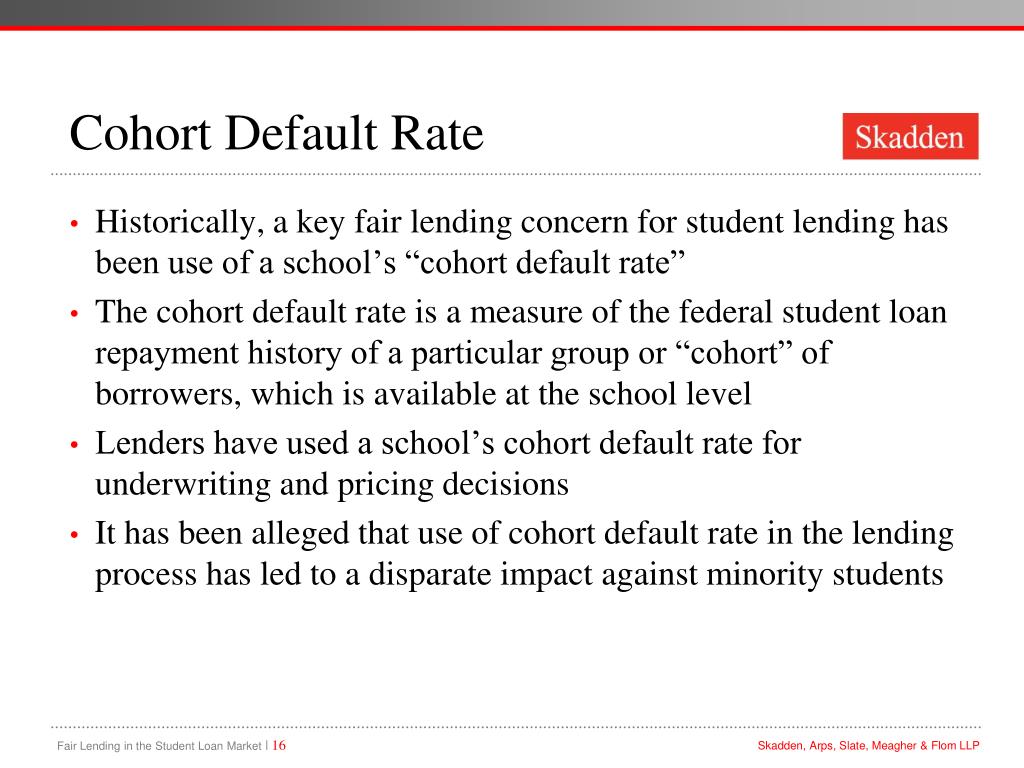 PPT - Fair Lending in the Student Loan Market NCHELP/EFC Student Loan ...