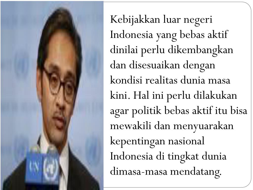 PPT - POLITIK LUAR NEGERI INDONESIA PowerPoint Presentation, free ...