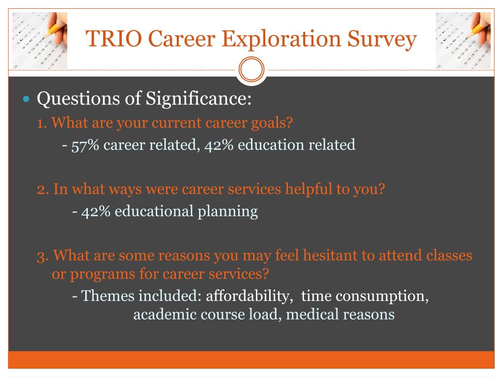 PPT - TRIO CAREER EXPLORATION: HIGHLINE COMMUNITY COLLEGE PowerPoint ...