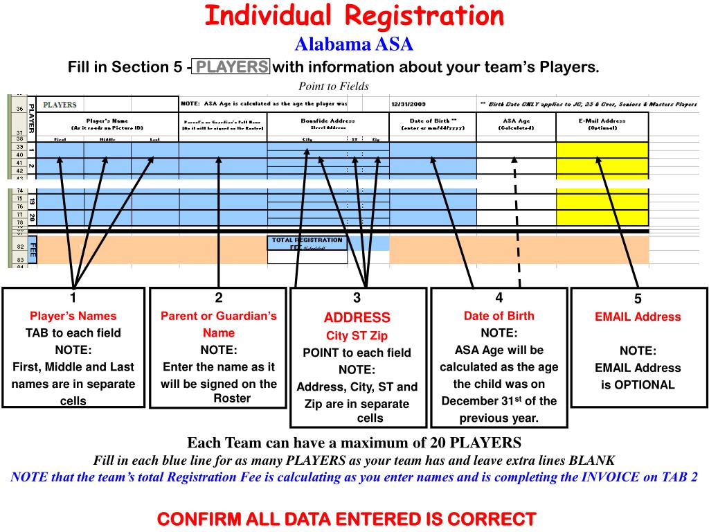 PPT - Alabama ASA Individual Registration: Step-by-Step Guide ...