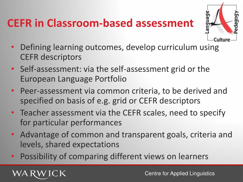 PPT - From Norm- to Standards-based assessment What role can the CEFR ...