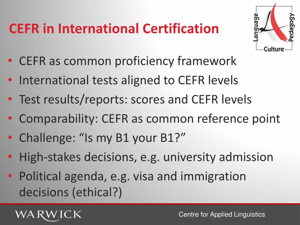 PPT - From Norm- to Standards-based assessment What role can the CEFR ...
