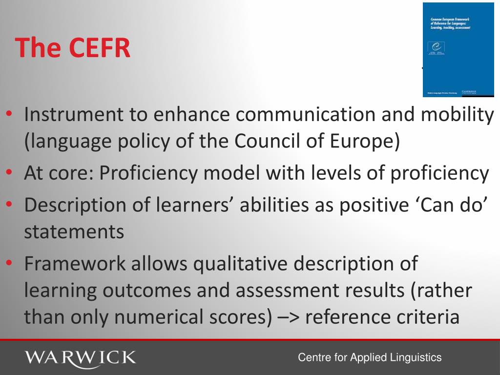 PPT - From Norm- to Standards-based assessment What role can the CEFR ...