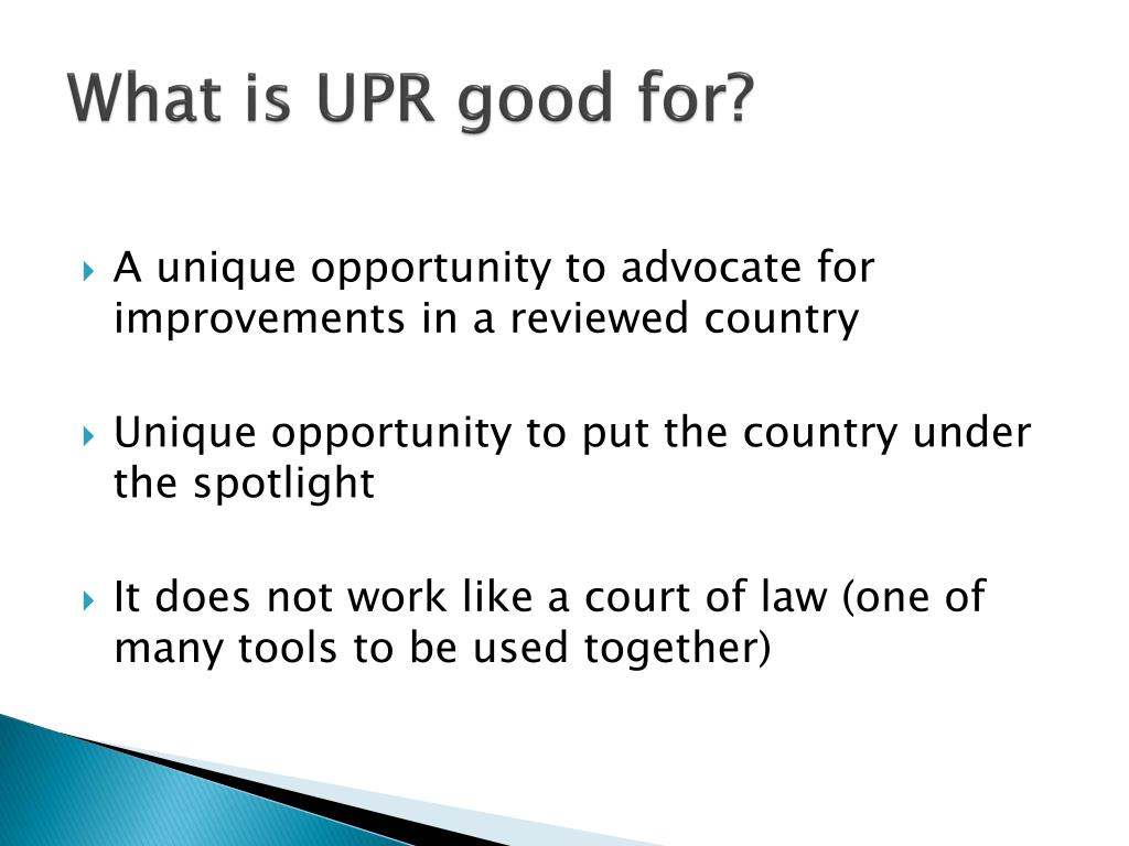 PPT - Civil Society and the Universal Periodic Review PowerPoint ...