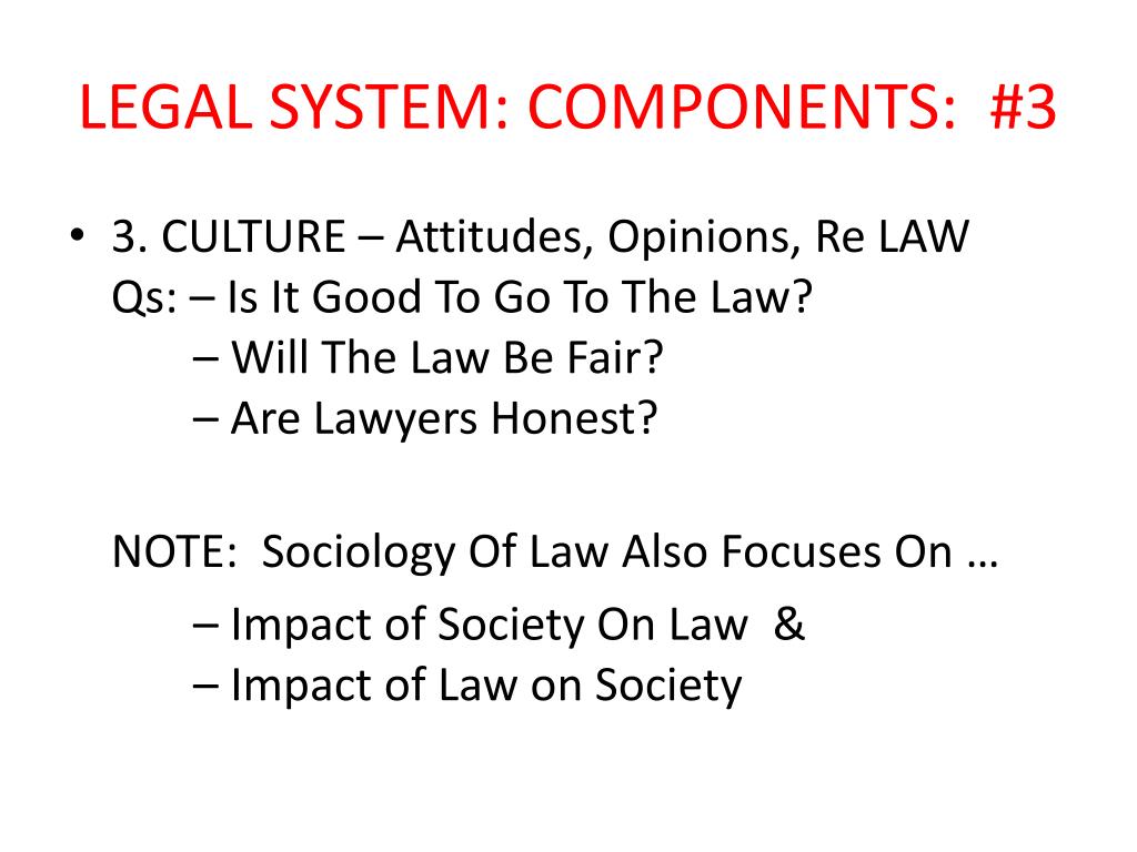 PPT - SOCIOLOGY OF LAW: THEORIES OF LAW PowerPoint Presentation, free ...