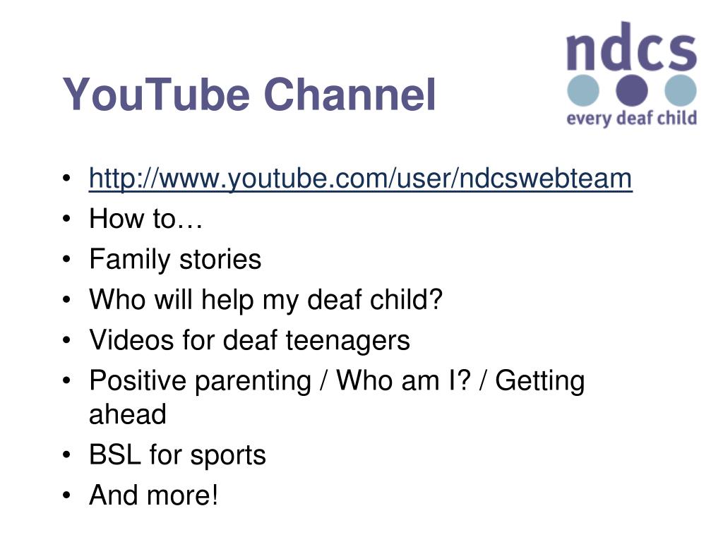 PPT - Deaf children & young peoples experiences of technology ...