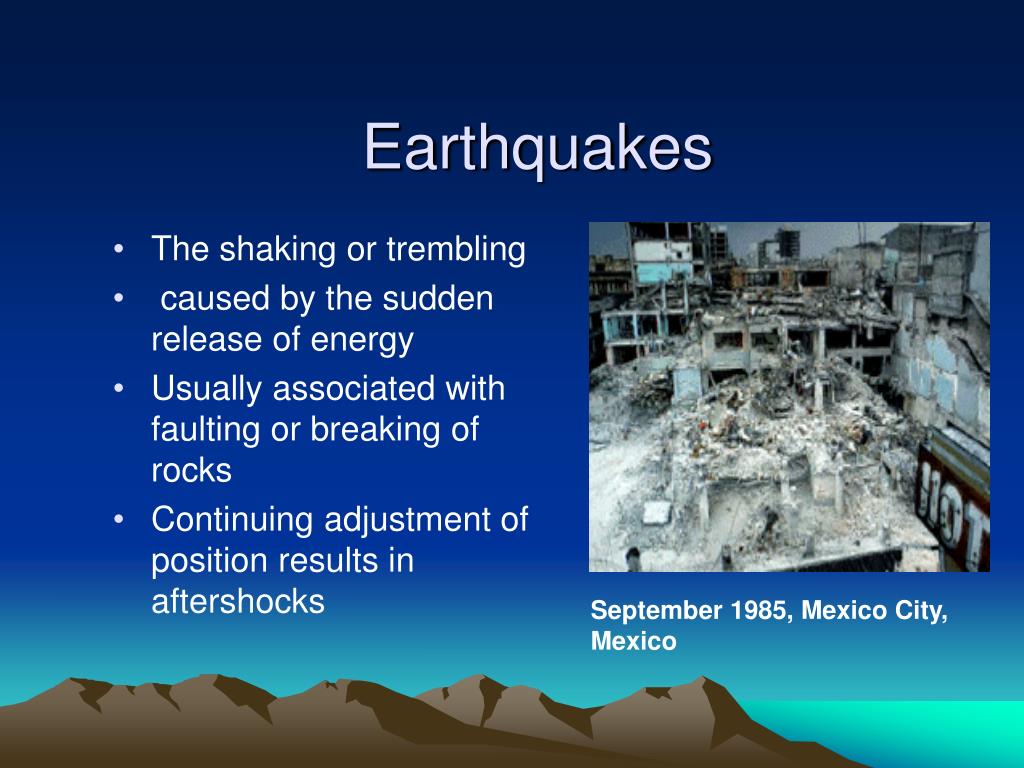 Ppt Earthquakes Powerpoint Presentation Free Download