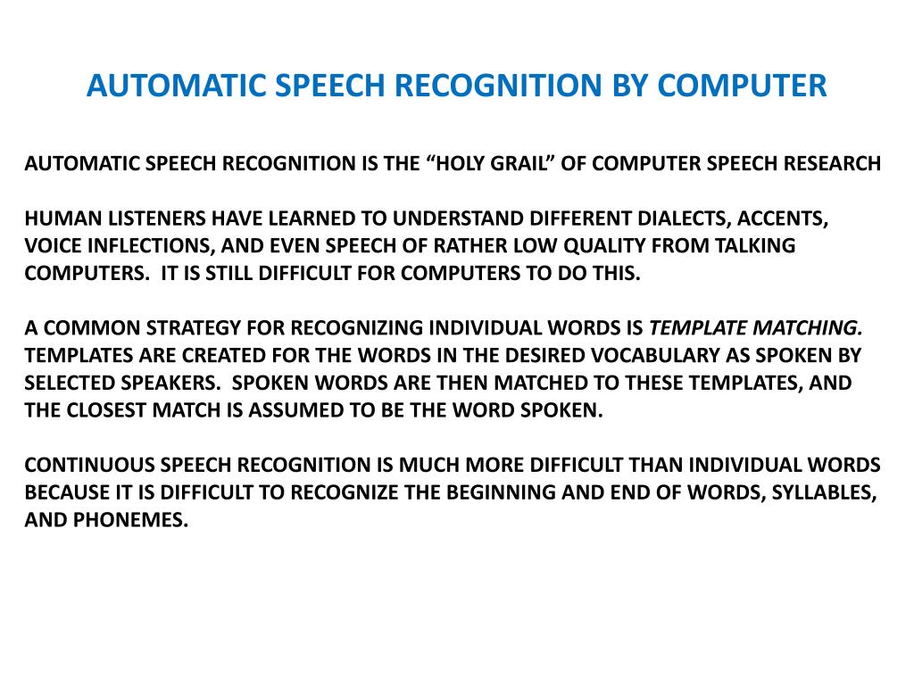 PPT - 3. SPEECH RECOGNITION, ANALYSIS, AND SYNTHESIS PowerPoint ... PPT - 3. SPEECH RECOGNITION, ANALYSIS, AND SYNTHESIS PowerPoint ...
