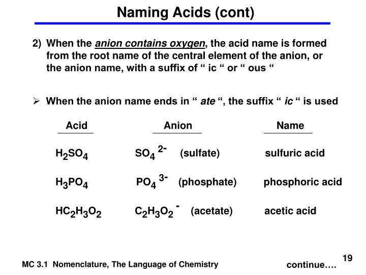 PPT - Chemical Nomenclature PowerPoint Presentation - ID:3058630