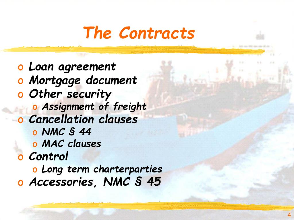 PPT - Mortgages, maritime liens, retention and arrest PowerPoint ...