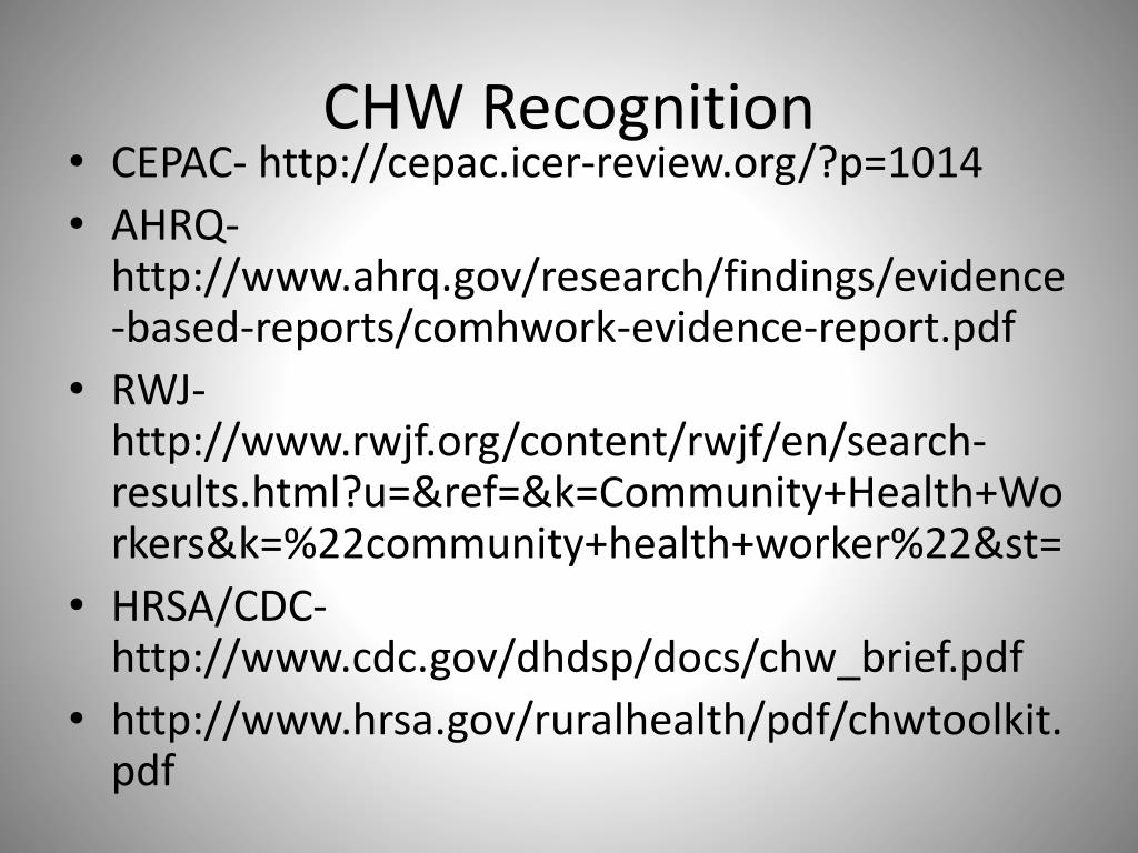 PPT - Maine CHW Initiative - Empowering Community Health Workers in ...