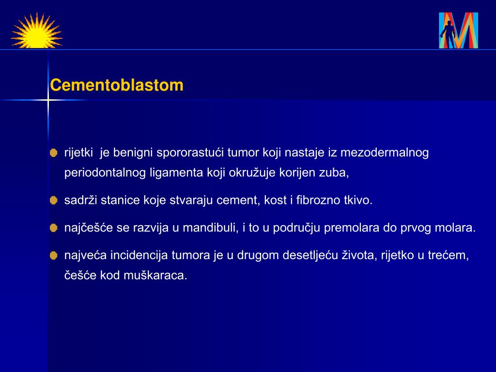 PPT - Odontogeni tumori i ciste čeljusti Tade Tadić PowerPoint ...