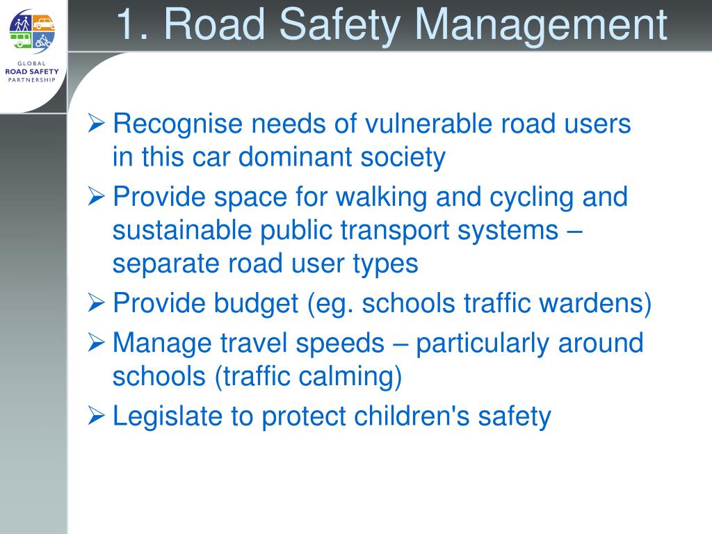 PPT - Global Road Safety Partnerships Good Practice on Road Safety ...