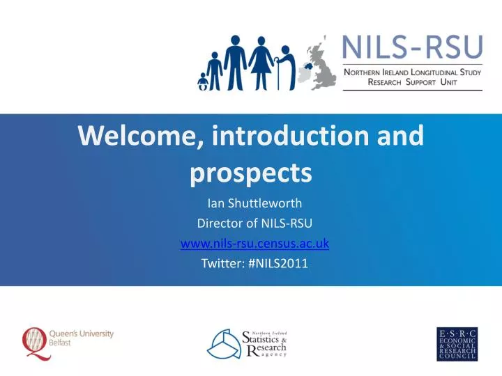 PPT - Welcome, introduction and prospects PowerPoint Presentation, free ...