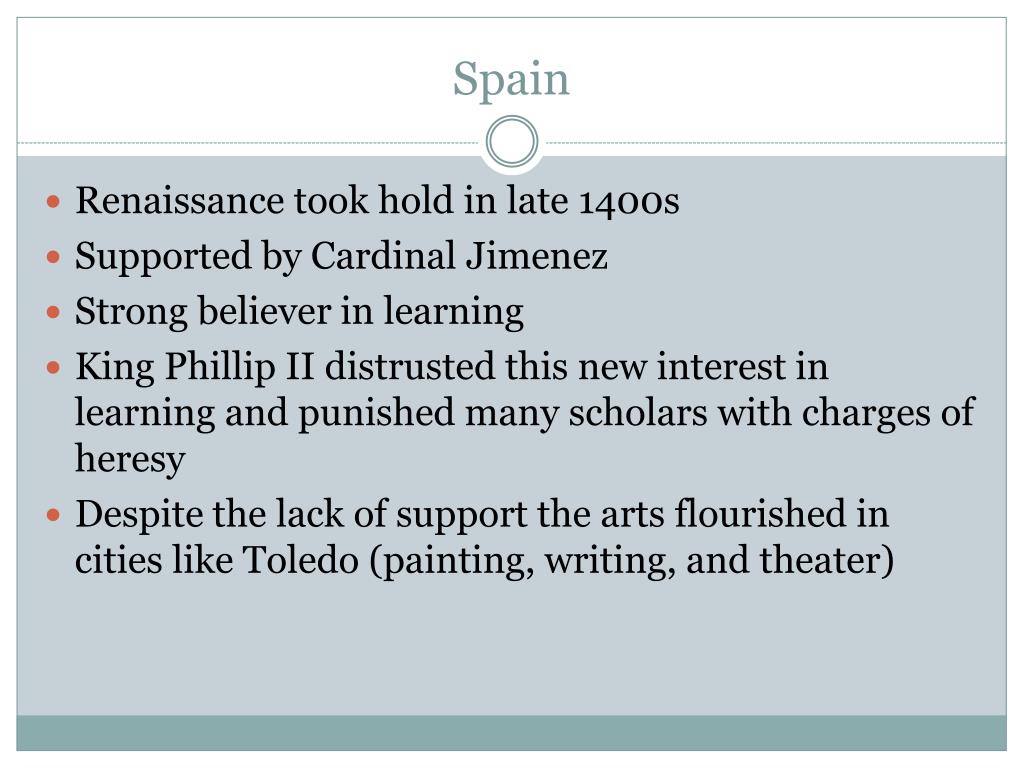 PPT - Germany, Flanders, and Spain During the Renaissance PowerPoint ...