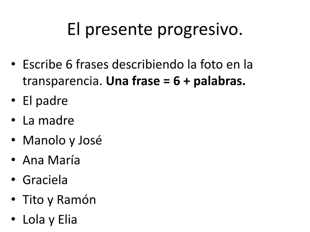 PPT - Examen de la casa, los quehaceres y los mandatos . PowerPoint ...