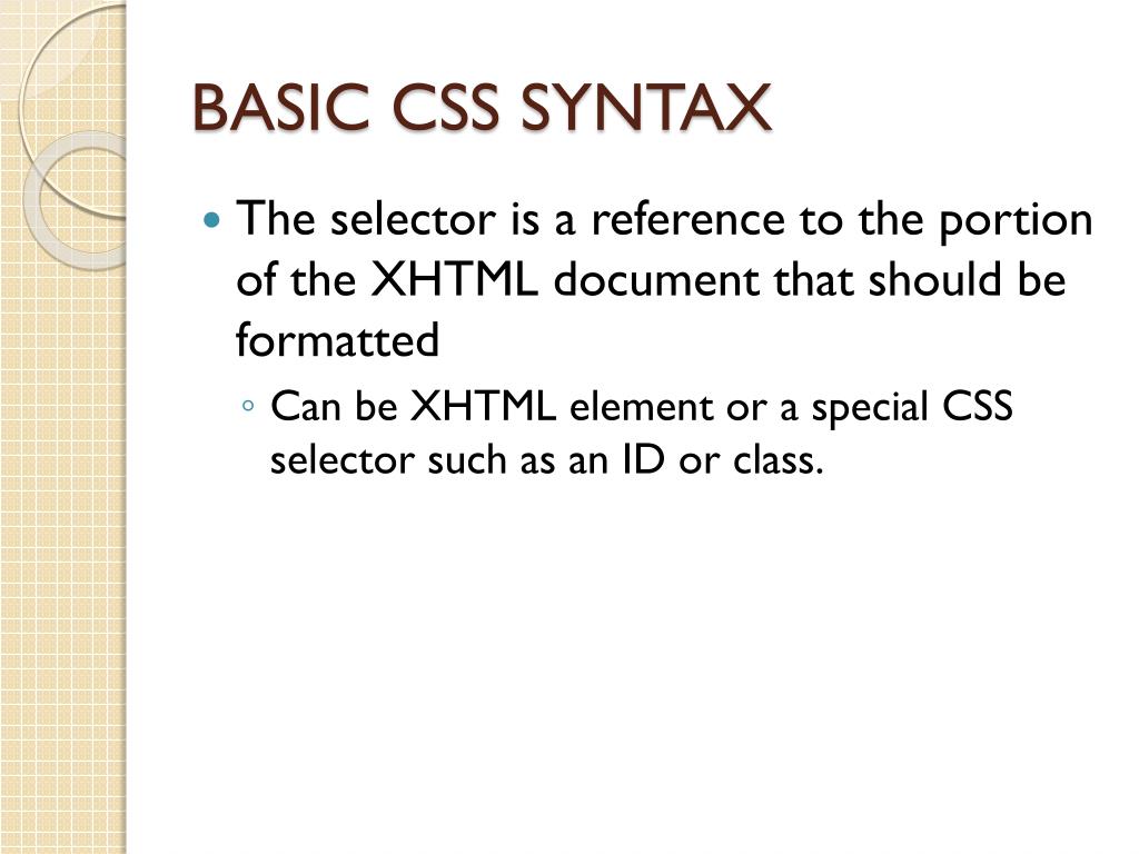 Ppt Html Xhtml Css And Javascript ~ An Introduction ~ Powerpoint Presentation Id3060832