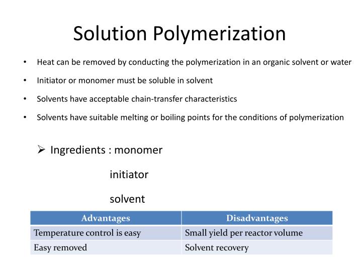 PPT - Bulk Polymerization PowerPoint Presentation - ID:3060901