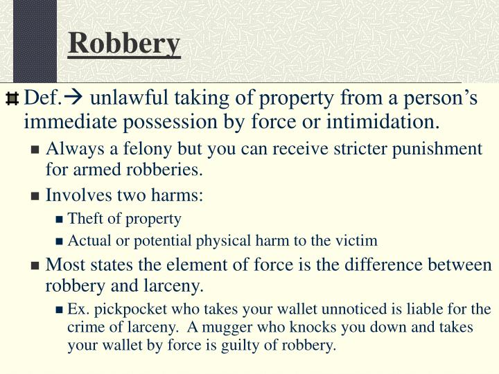 PPT - Chapter 10, Crimes Against Property PowerPoint Presentation - ID ...