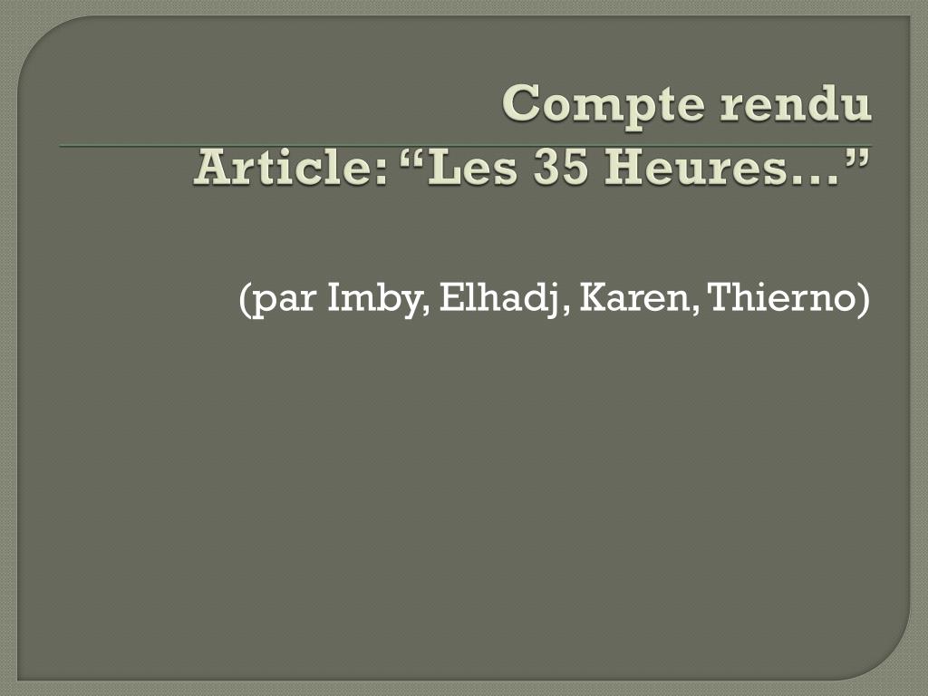 PPT - AP La Vie Contemporaine PowerPoint Presentation, free download ...