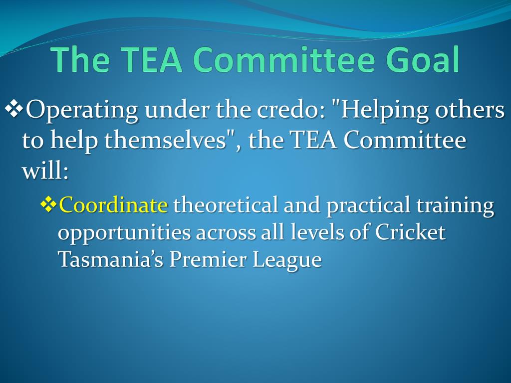 PPT - Introducing the Training, Education and Accreditation (TEA ...
