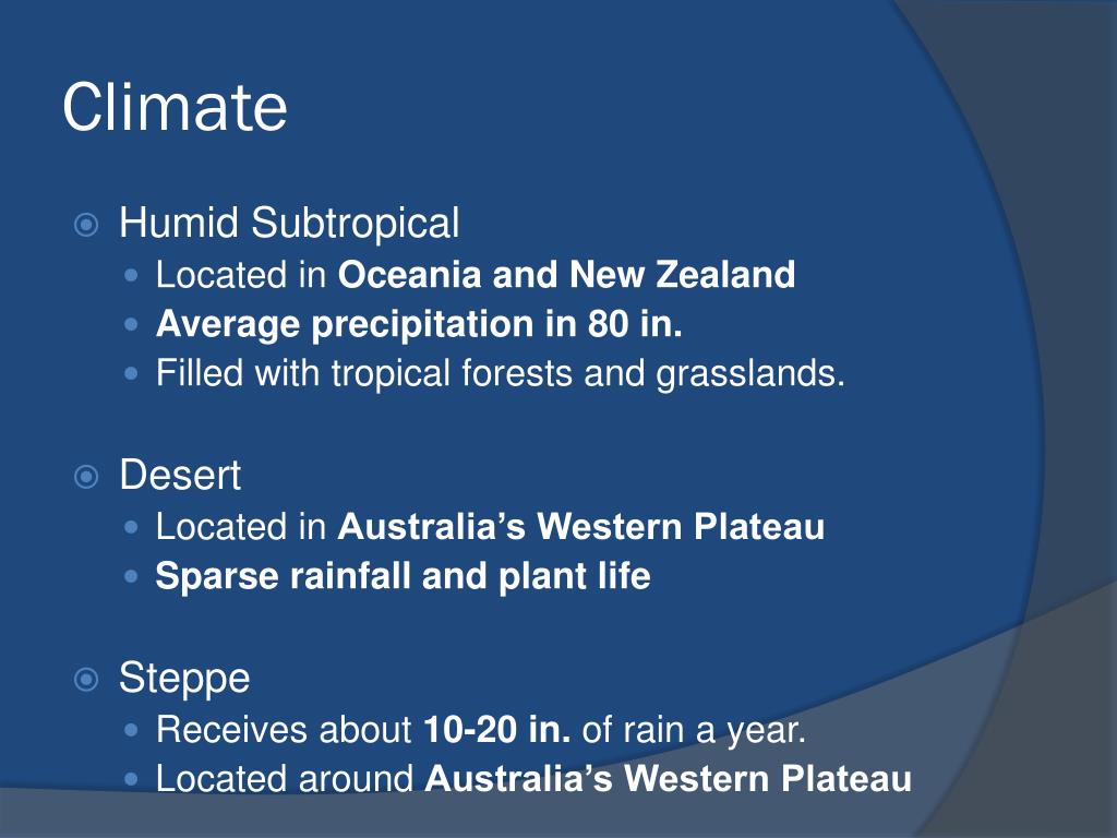 PPT - Australia, Oceania, & Antarctica Physical Geography PowerPoint ...