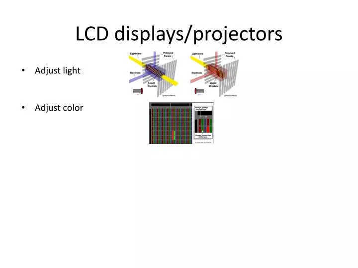 PPT - LCD displays/projectors PowerPoint Presentation, free download ...