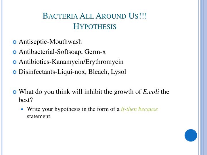 PPT - Bacteria All Around Us!!! Prelab Questions PowerPoint ...