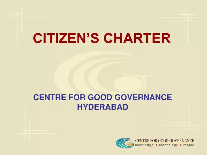 PPT - CITIZEN’S CHARTER PowerPoint Presentation, free download - ID:3063078