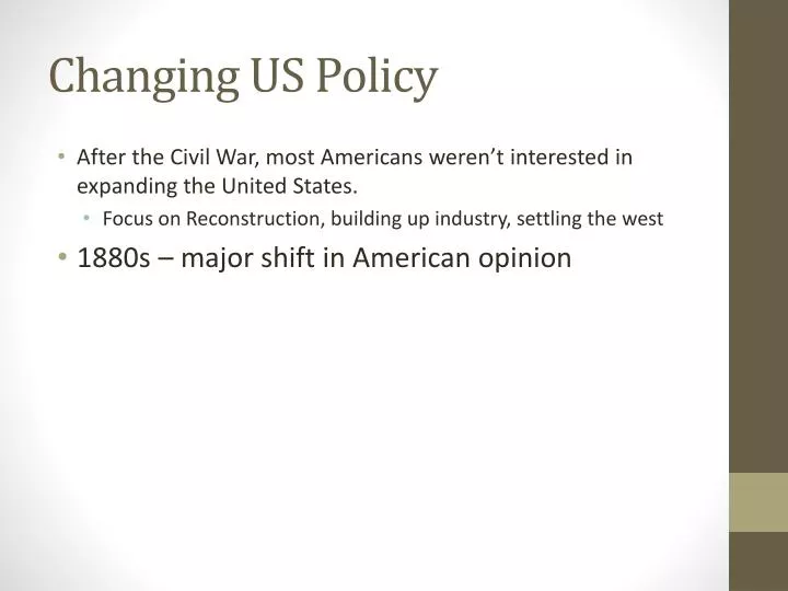 PPT - Changing US Policy PowerPoint Presentation, free download - ID ...