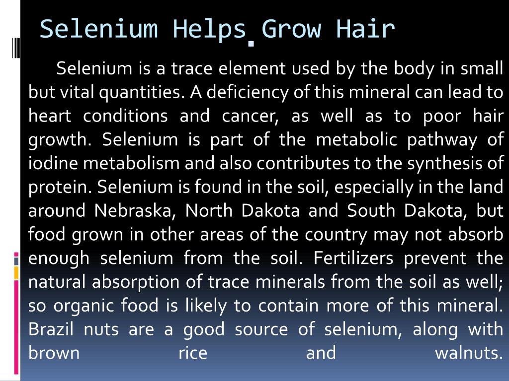 PPT - Zinc, Selenium, Iodine and Calcium - A variety of minerals are ...