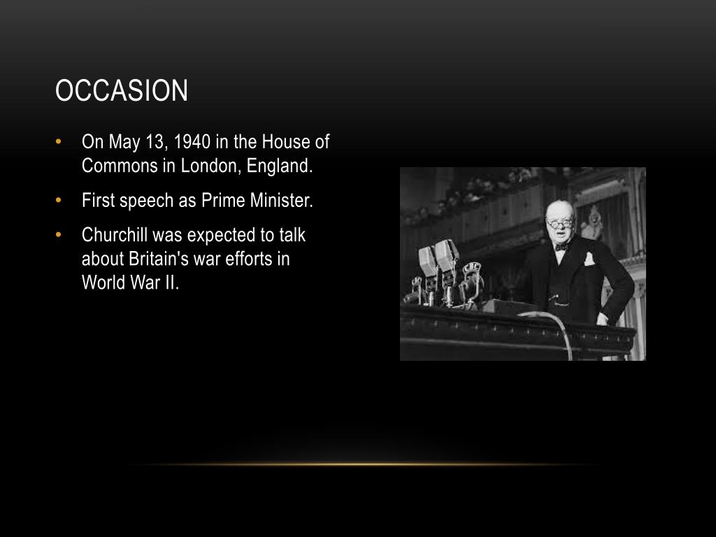 PPT - “Blood, Toil, Tears and Sweat” Winston Churchill PowerPoint ...