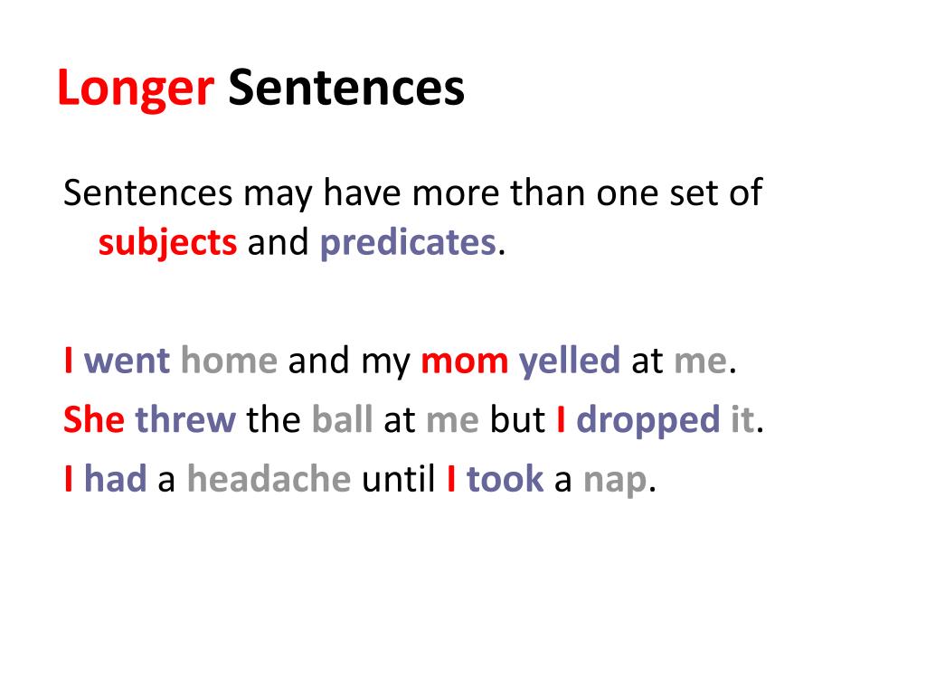 Ppt Subjects Predicates And Objects Powerpoint Presentation Id