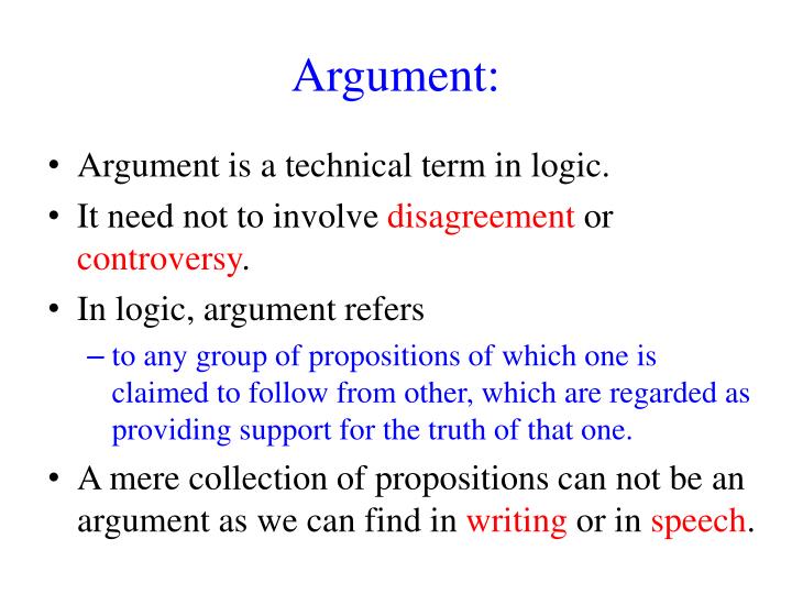 PPT - Arguments, Premises and Conclusion PowerPoint Presentation - ID ...