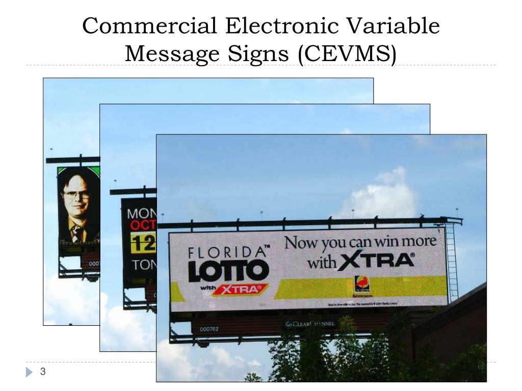 PPT - Commercial Electronic Changeable Message Signs (Digital ...